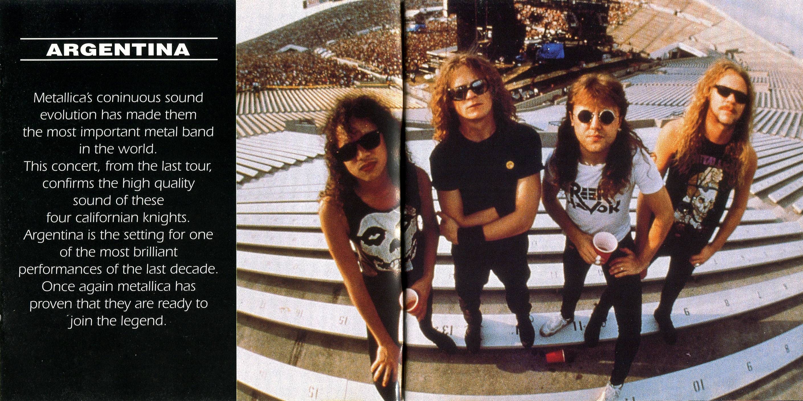 Metallica Argentina Grita [booklet02 it] | CD Covers | Cover Century ...